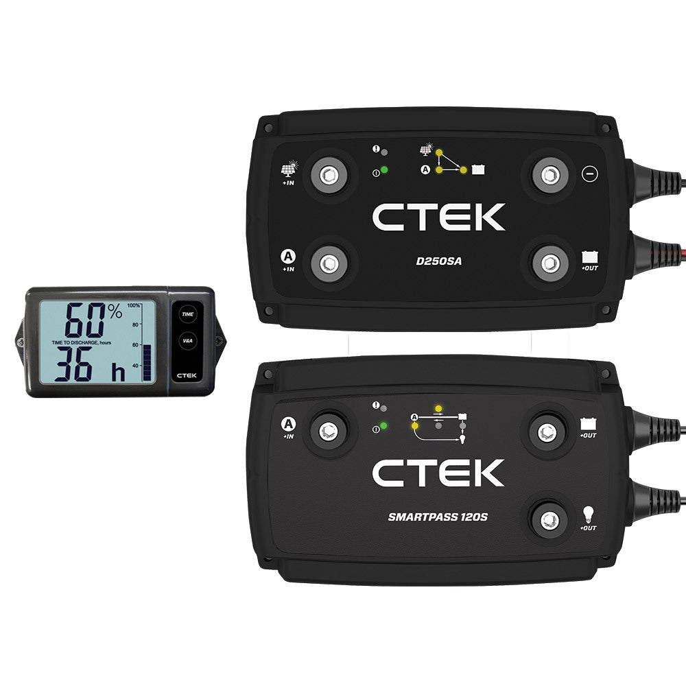 CTEK 140A Off Road DC/DC Bundle: D250SA + Smartpass 120S + Battery Mon